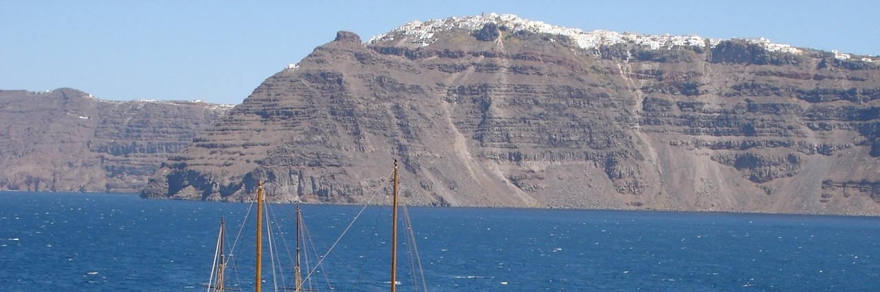 Núi lửa Thira (Thera Volcano) Santorini, Greece (Hy Lạp)